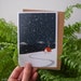 Cute Christmas Cards, Colorful Winter Gift Cards, Digital Illustrated ...