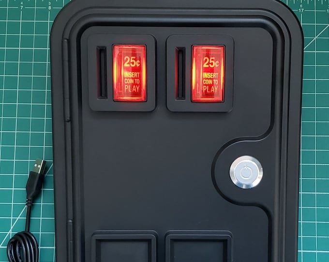 Molded Arcade Coin Door! Lots of Options (functional or Non-functional ...