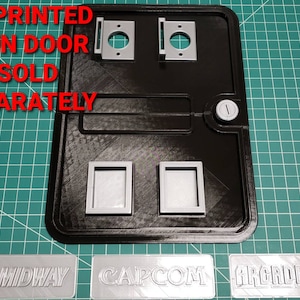 2 Arcade LED Coin Buttons With Custom USB Power Cord and Button Switch ...