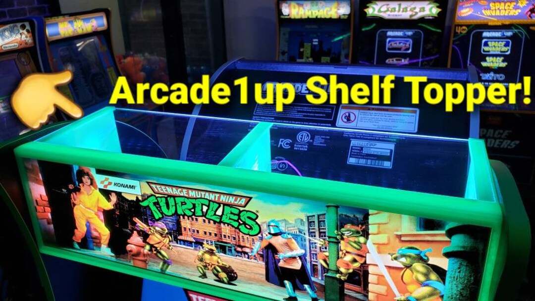 Arcade1up Version 1 Shelf Topper With Many Options for Customization ...