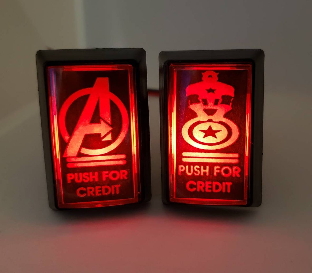 2 Custom Arcade LED Coin/credit Buttons With Custom USB Power - Etsy