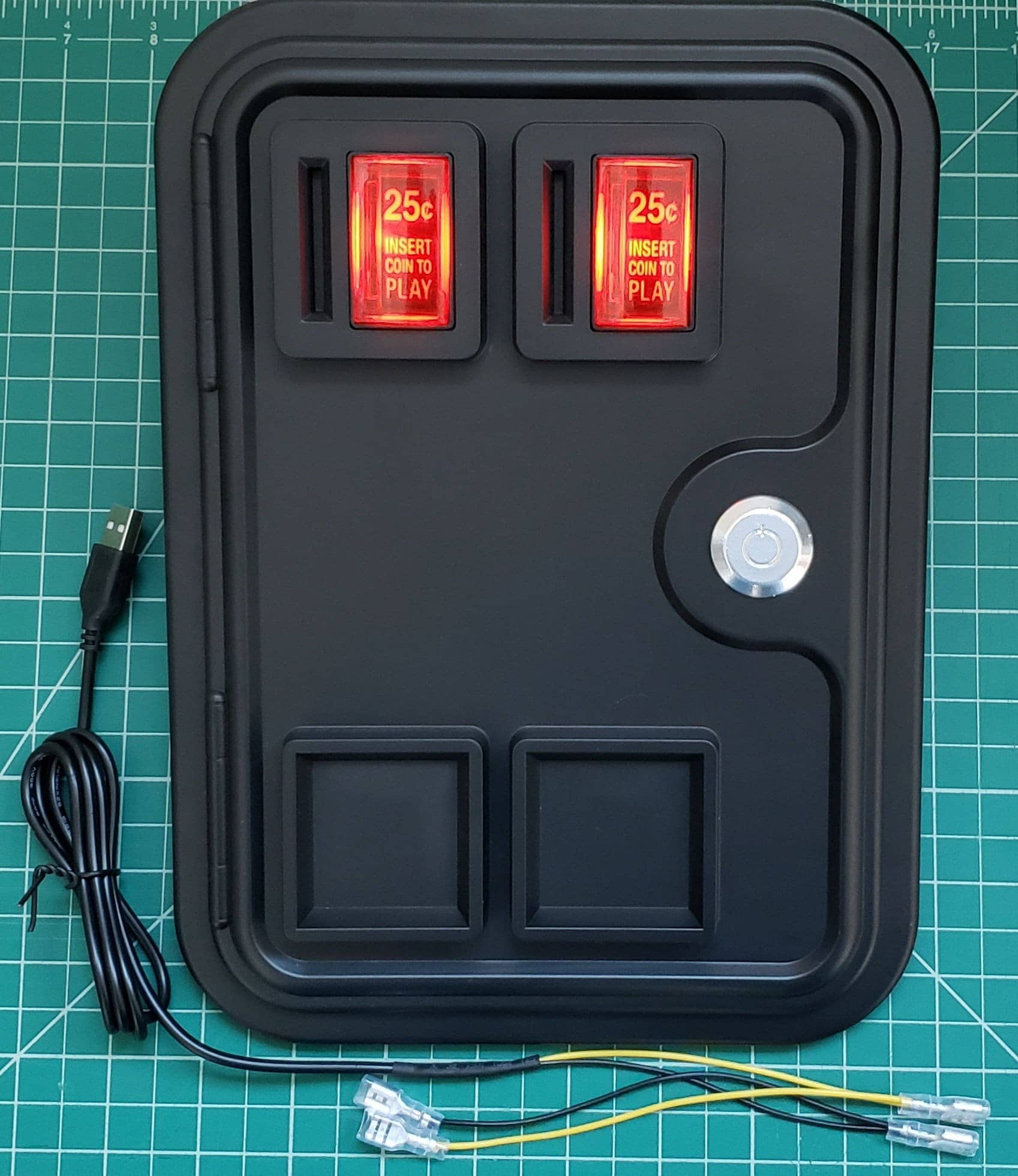 Molded Arcade Coin Door! Lots of Options (functional or Non-functional ...