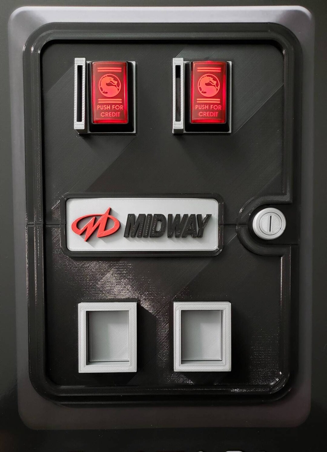 Arcade1up Legacy Midway Mortal Kombat II Coin Door + Custom LED Buttons ...