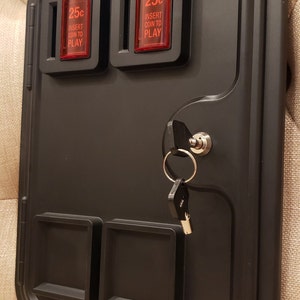 Molded Arcade Coin Door! Lots of Options (functional or Non-functional ...