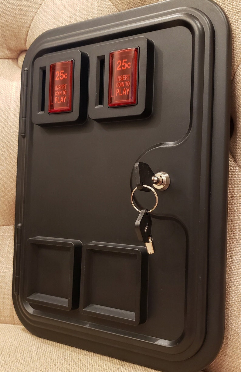 Molded Arcade Coin Door! Lots of Options (functional or Non-functional ...