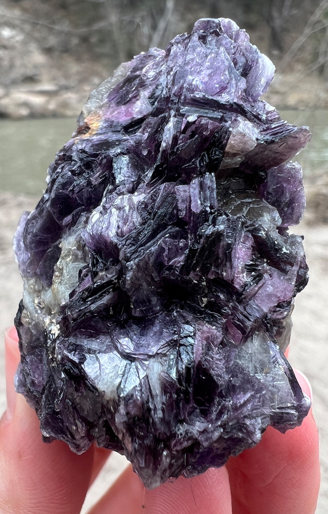 Raw Lepidolite Mica Clear Quartz Crystal Mineral Matrix,freeform Mica ...