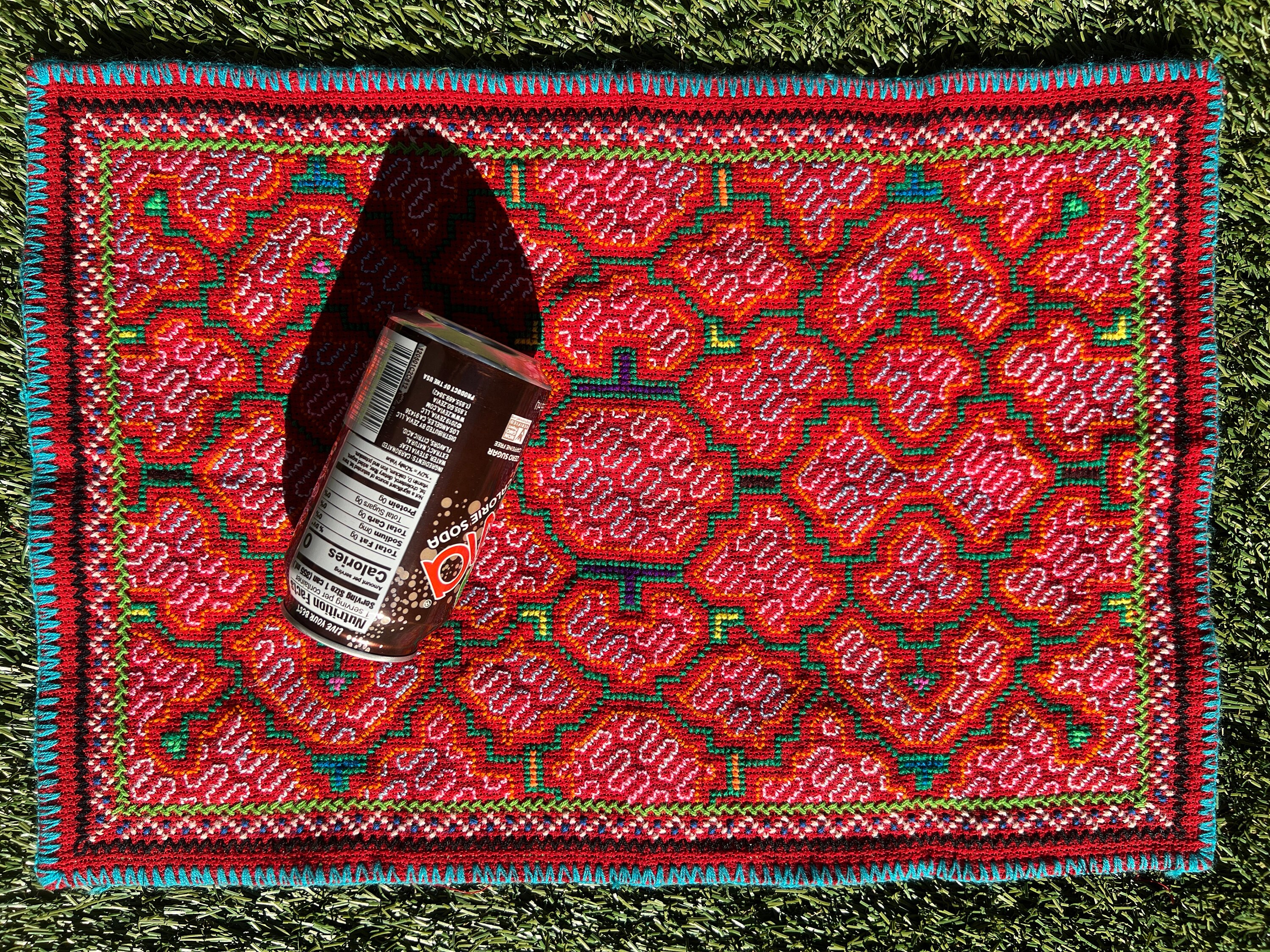 Shipibo 46x33cms Medium Altar Cloth,ayahuasca Icaro Tapestry,hand ...
