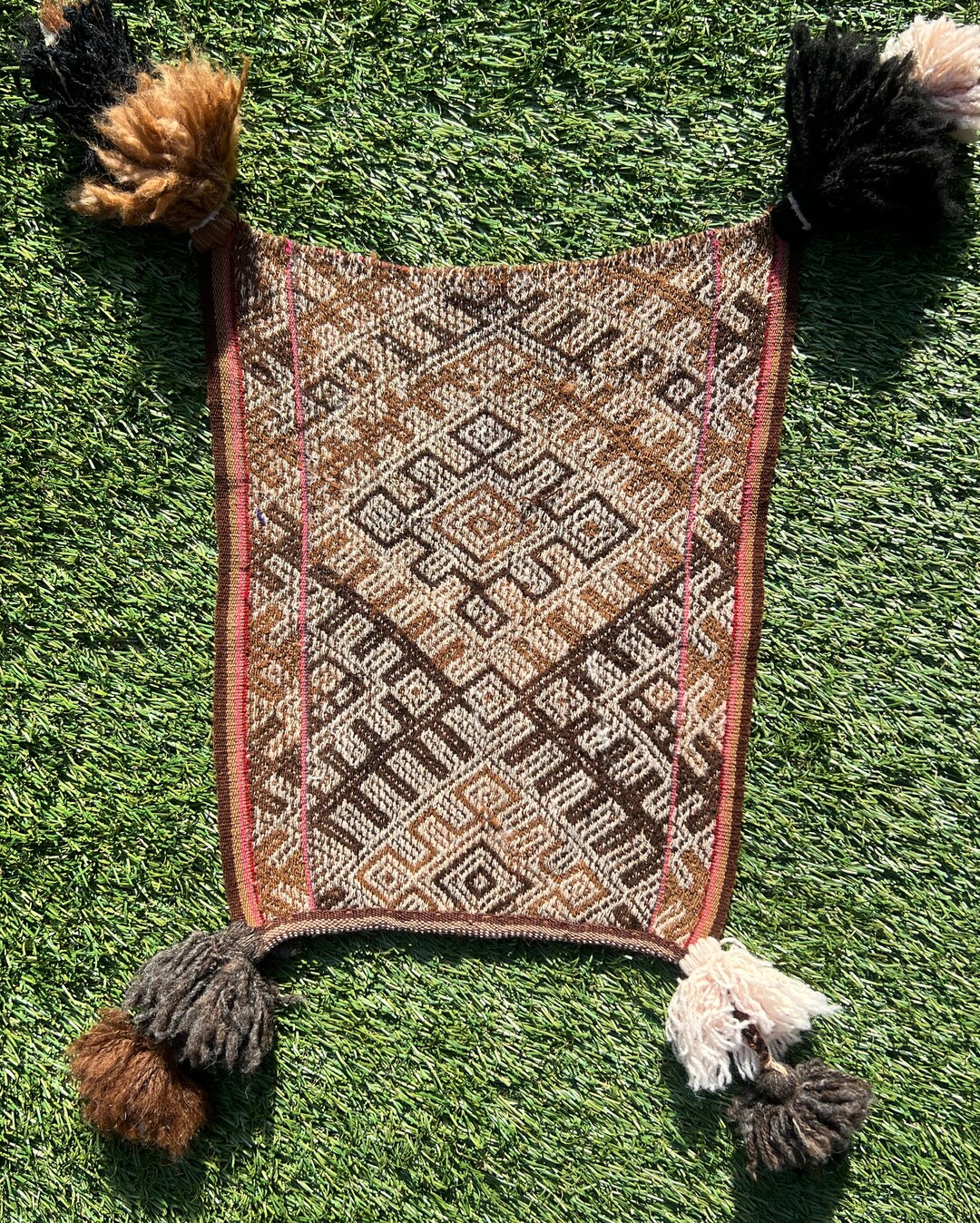 Q’ero Vintage Mestana Tawa Tapestry, Handwoven Andean Alpaca Wool ...