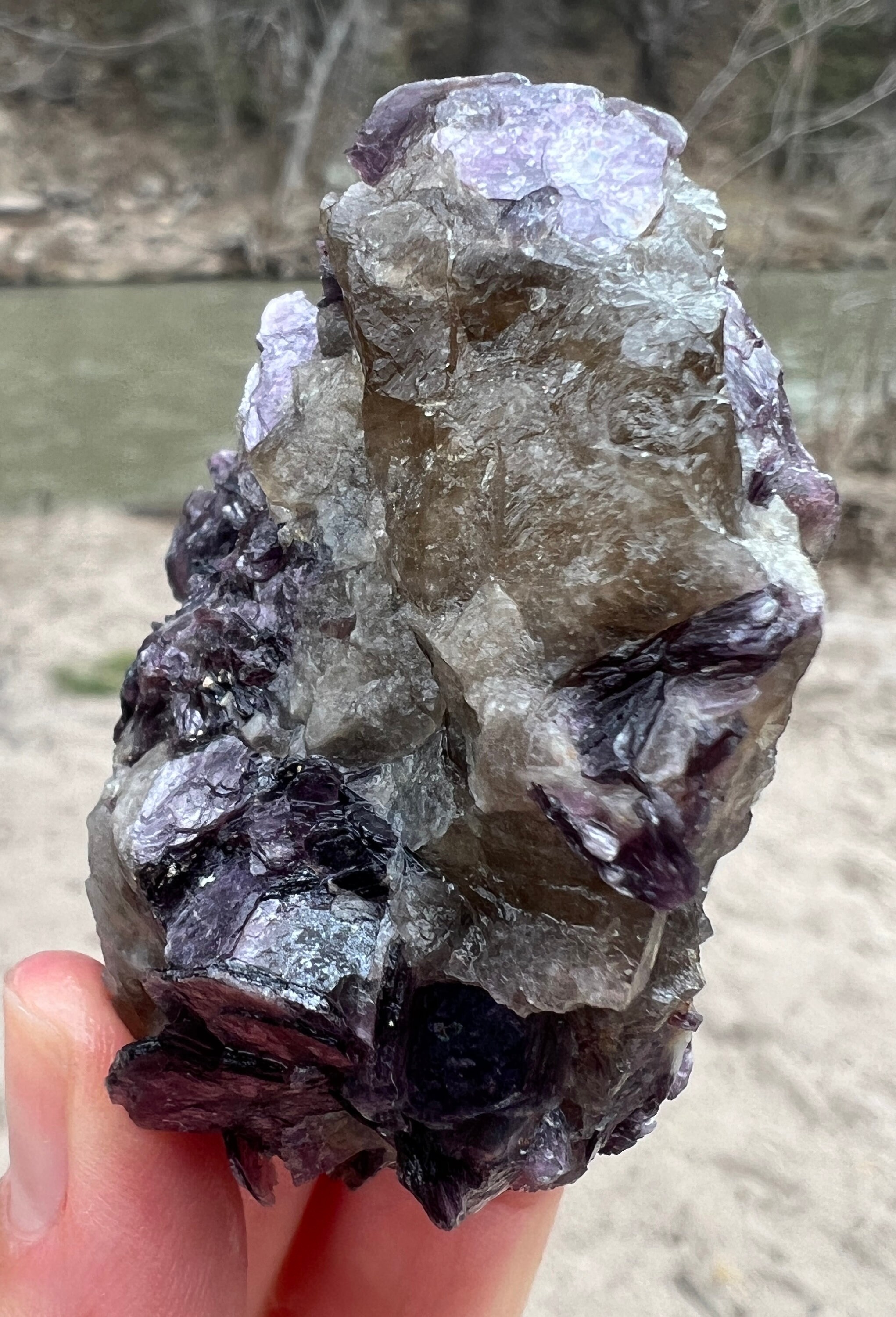 Raw Lepidolite Mica Clear Quartz Crystal Mineral Matrix,freeform Mica ...