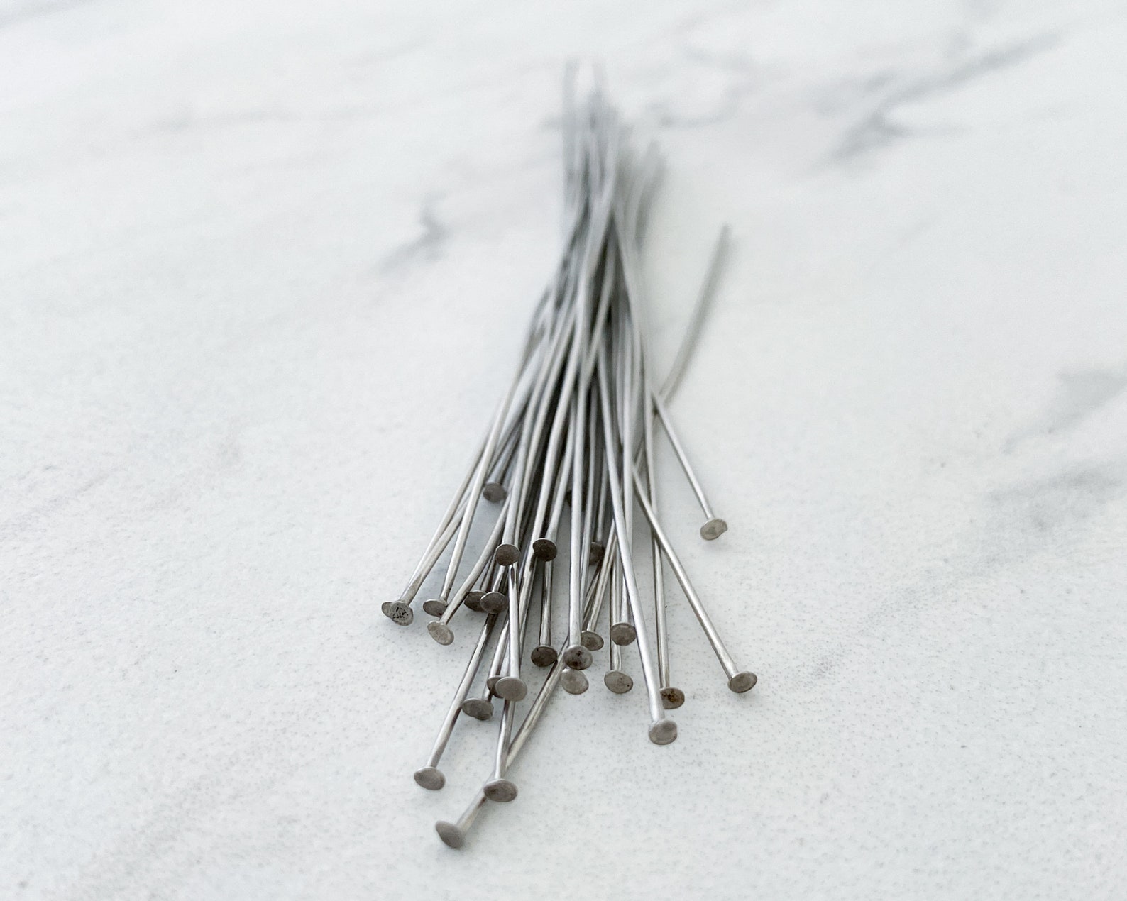 304 Stainless Steel Head Pins 3 Long Headpins Bulk 200 - Etsy