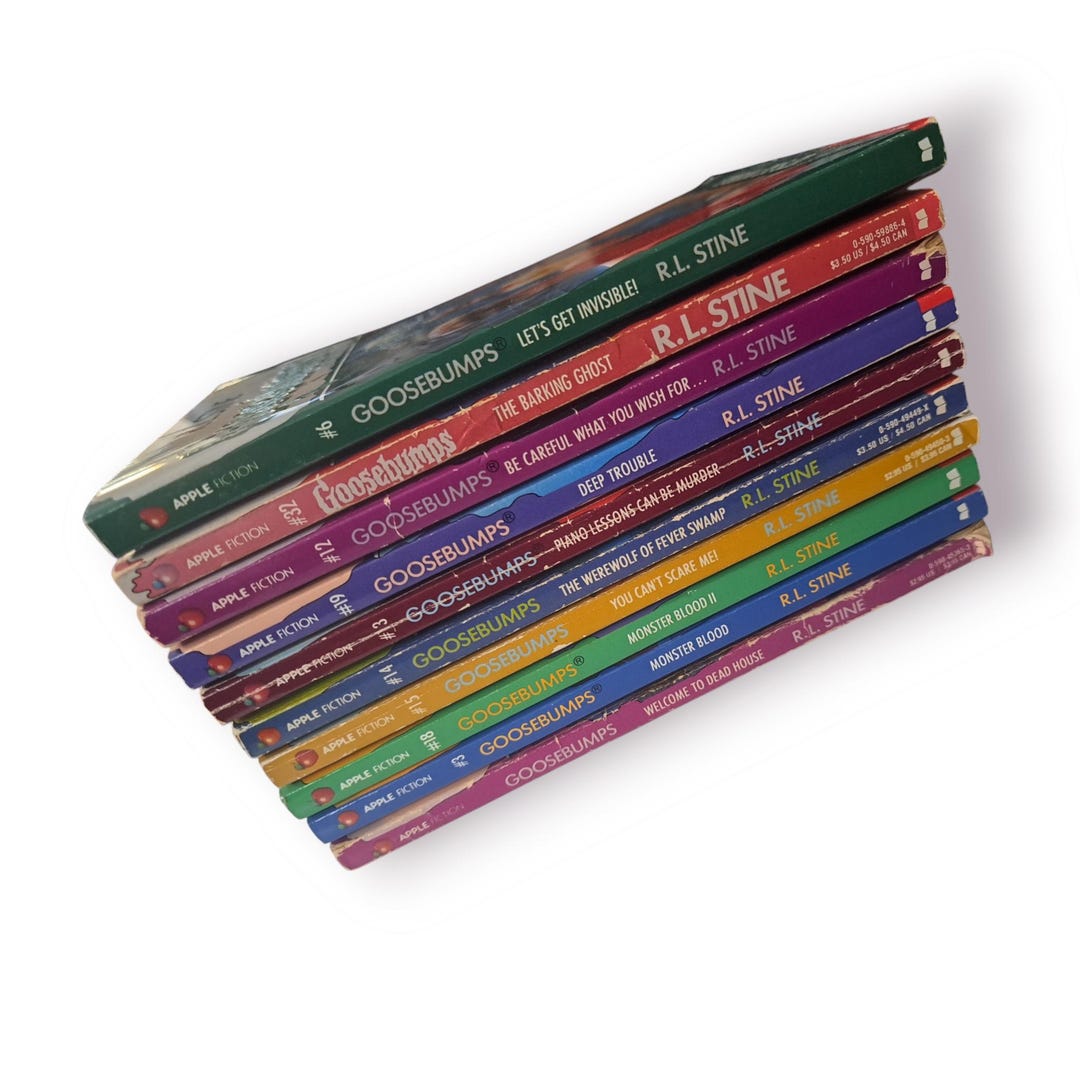 Goosebumps Book Bundle 2 - 10 Books Included - Etsy