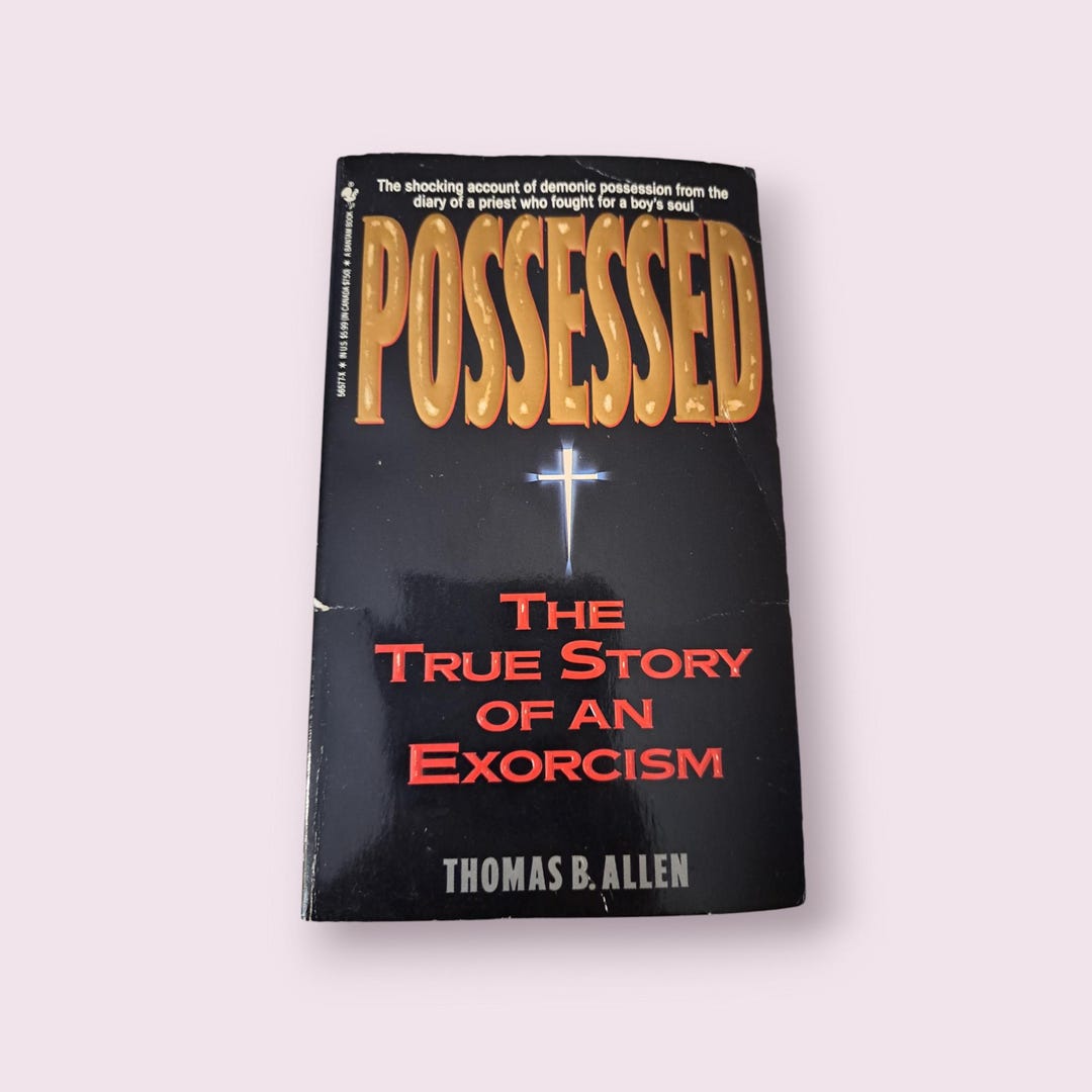 Possessed the True Story of an Exorcism by Kevin Marron - Etsy