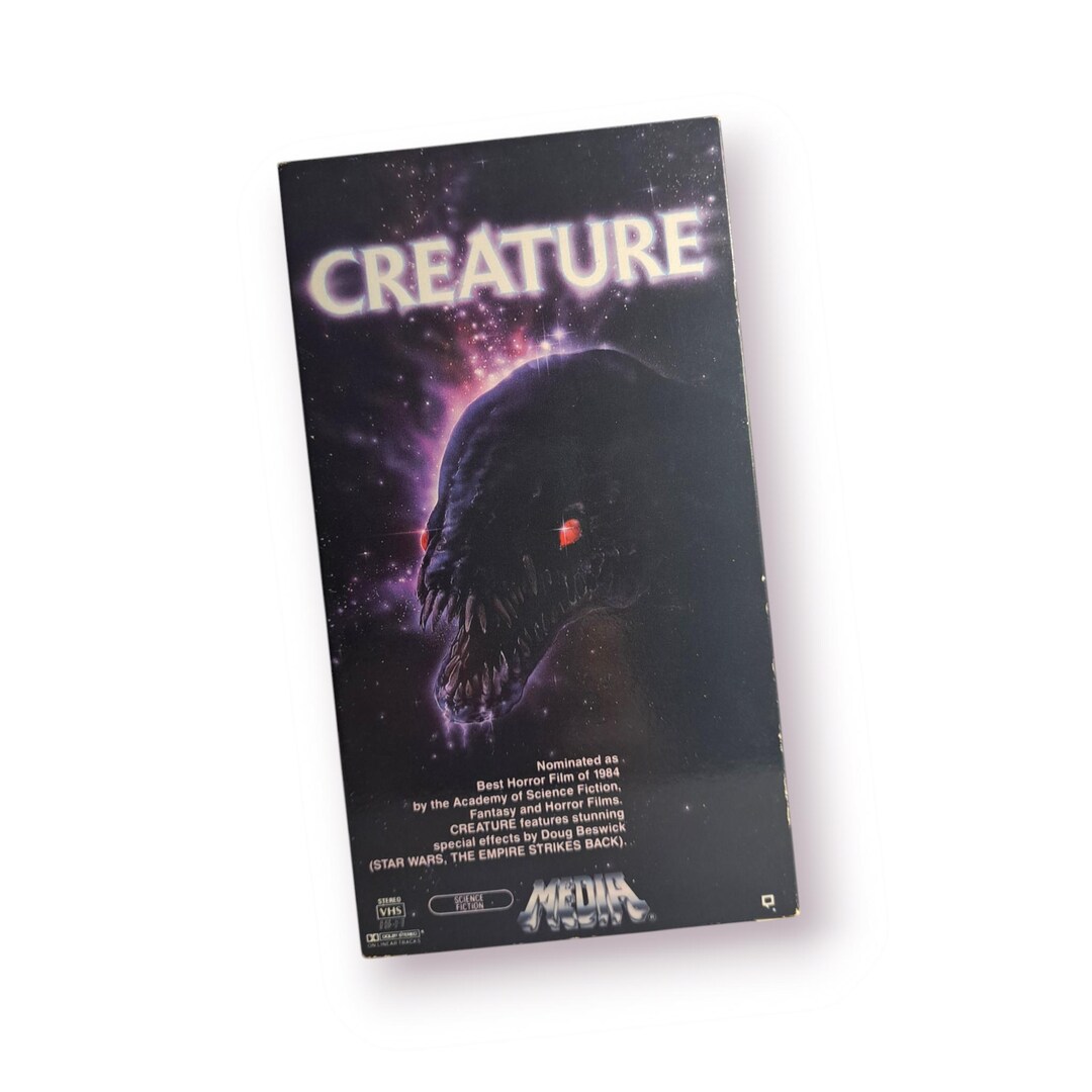 Creature - VHS MEDIA RELEASE - Etsy