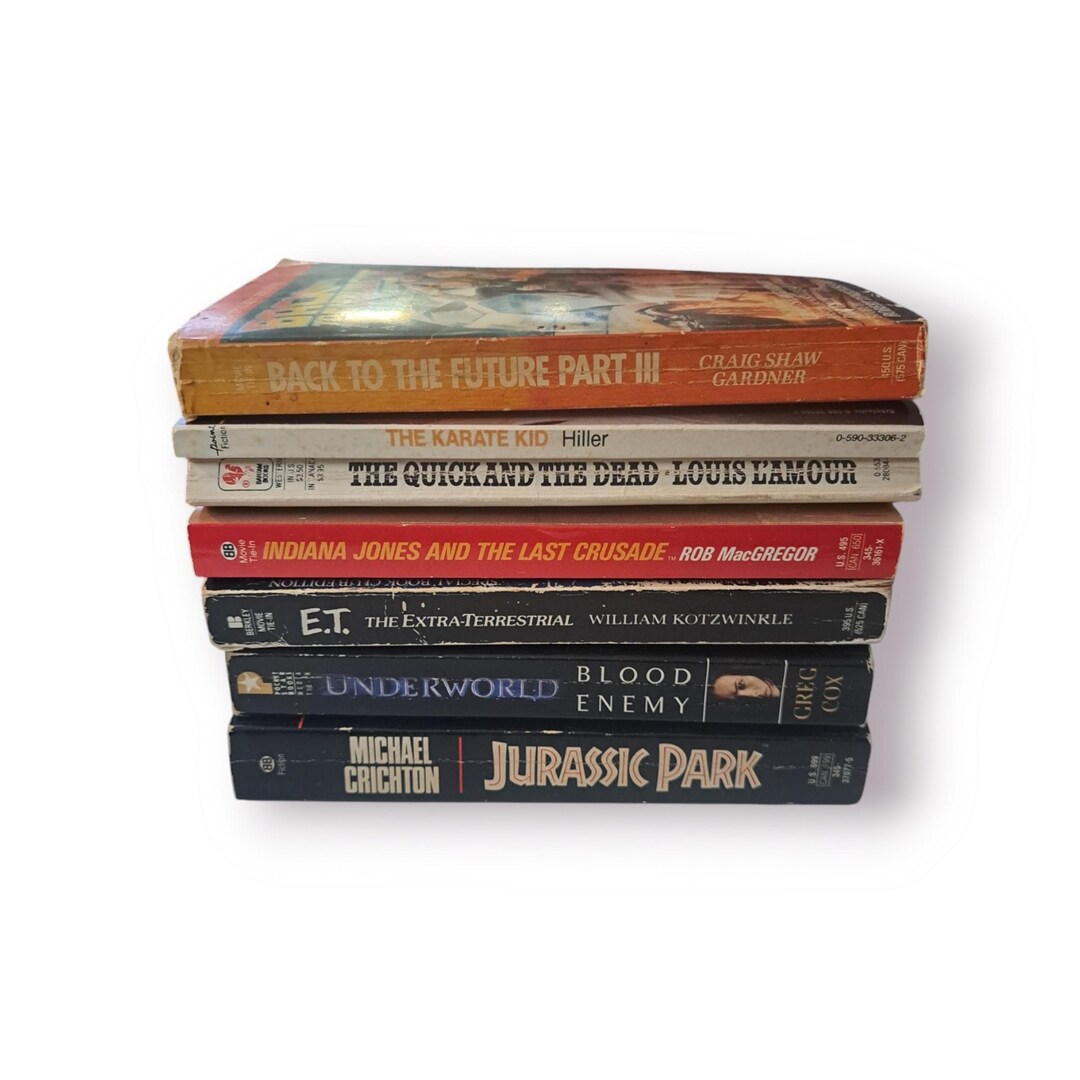 Movie Novelization Book Bundle - 7 Books Included - Etsy