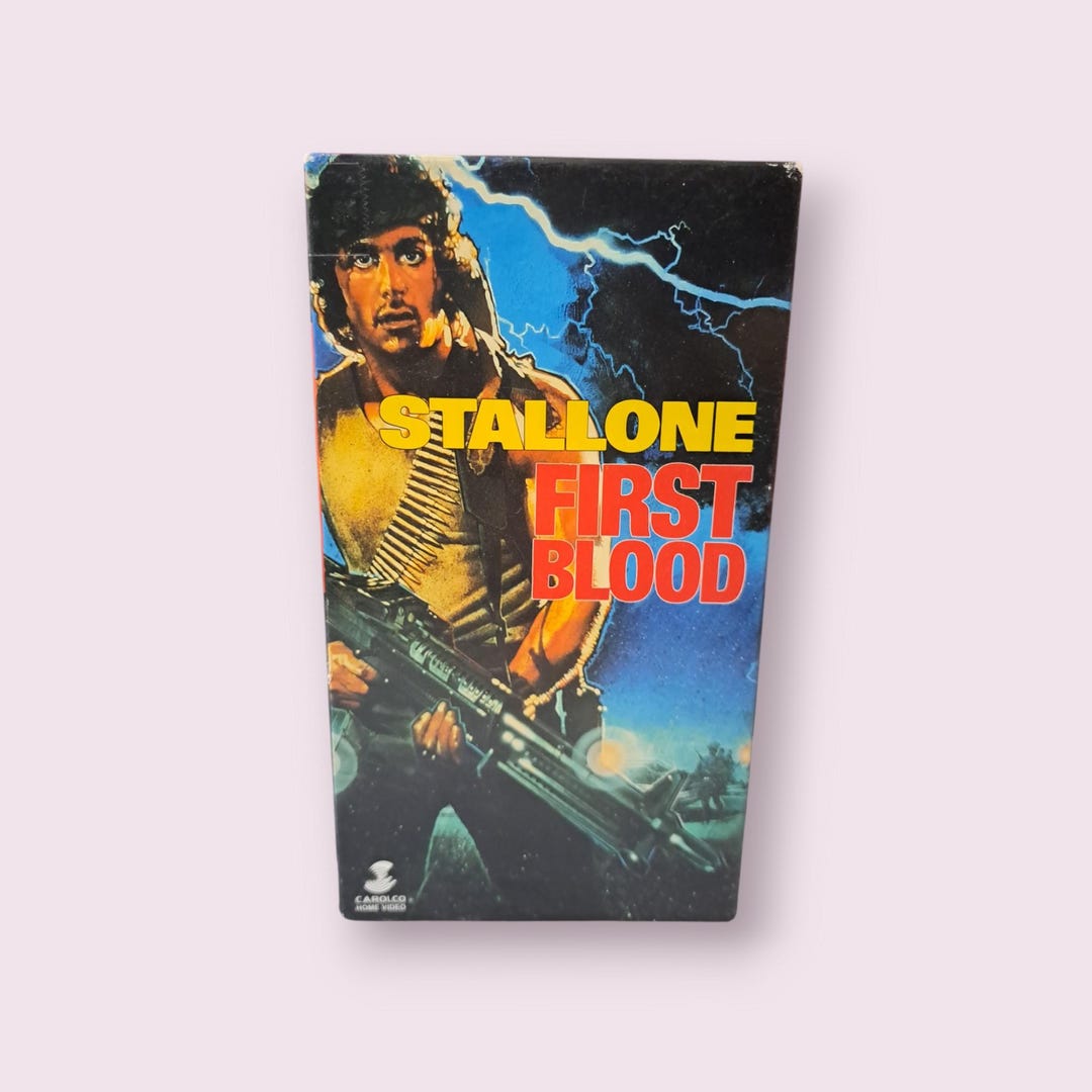 First Blood - VHS - Etsy