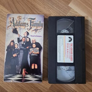 The Addams Family - VHS - Etsy