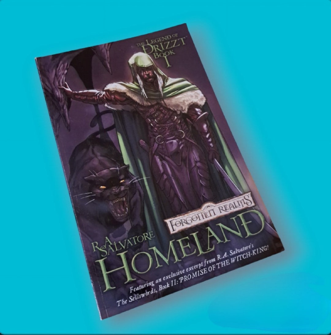The Legend of Drizzt Book 1: Homeland by R.A. Salvatore - Etsy