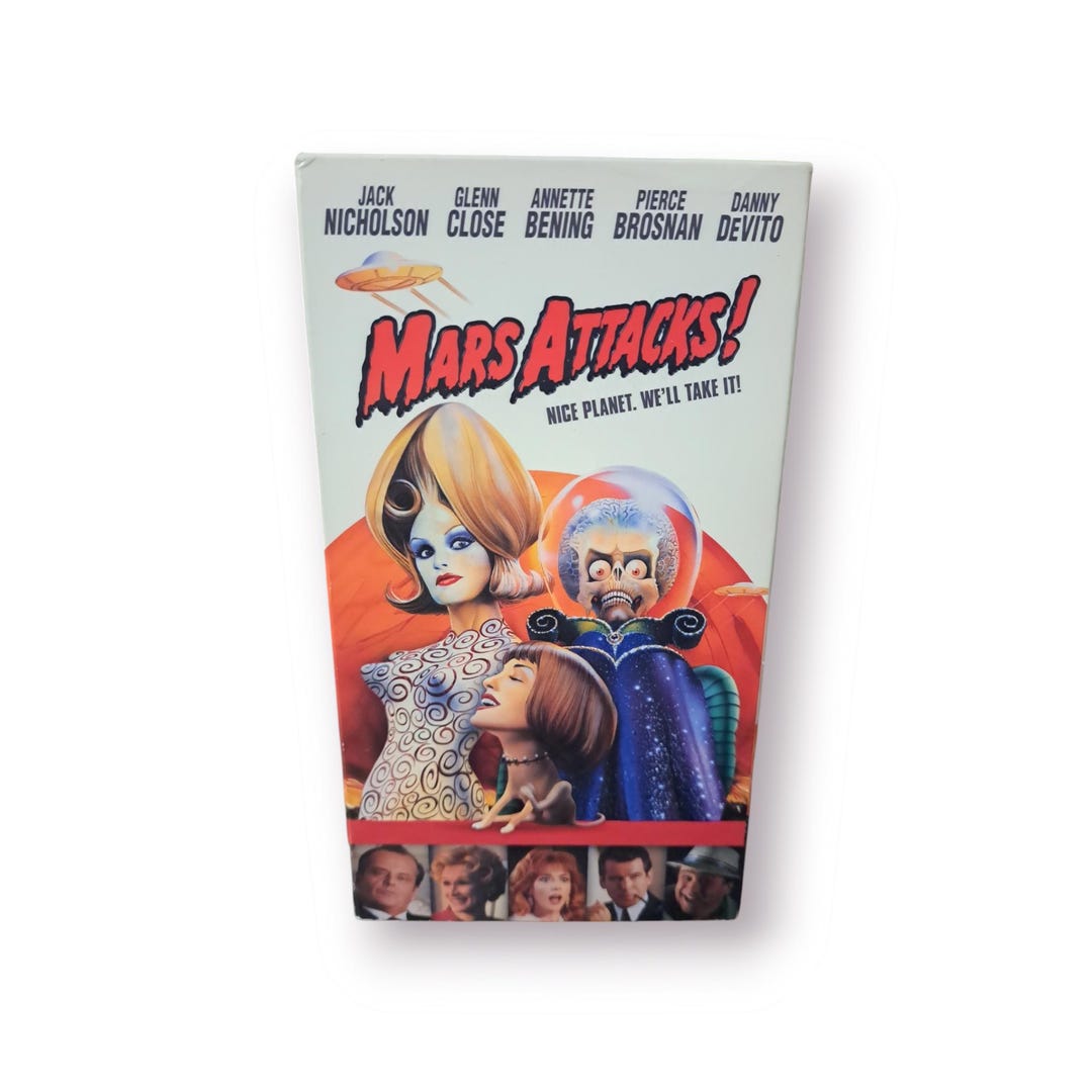 Mars Attacks! - VHS - Etsy