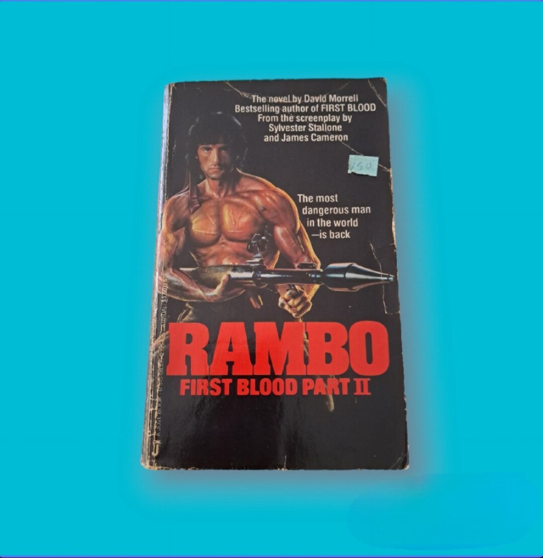 Rambo First Blood Part 2 Paperback Novelization by David Morrell - Etsy