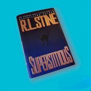 SUPERSTITIOUS by R.L. Stine Hardcover Book First Printing 1995 - Etsy