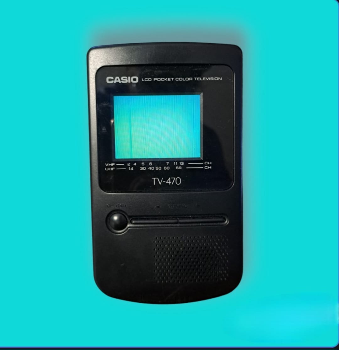 Vintage Casio LCD Pocket Color Television Model TV-470 - Etsy