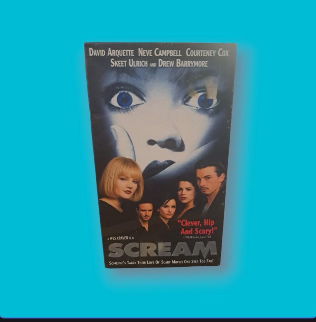 Scream VHS NEW/SEALED - Etsy