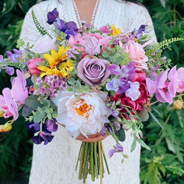 Fuchsia Bouquet - Etsy