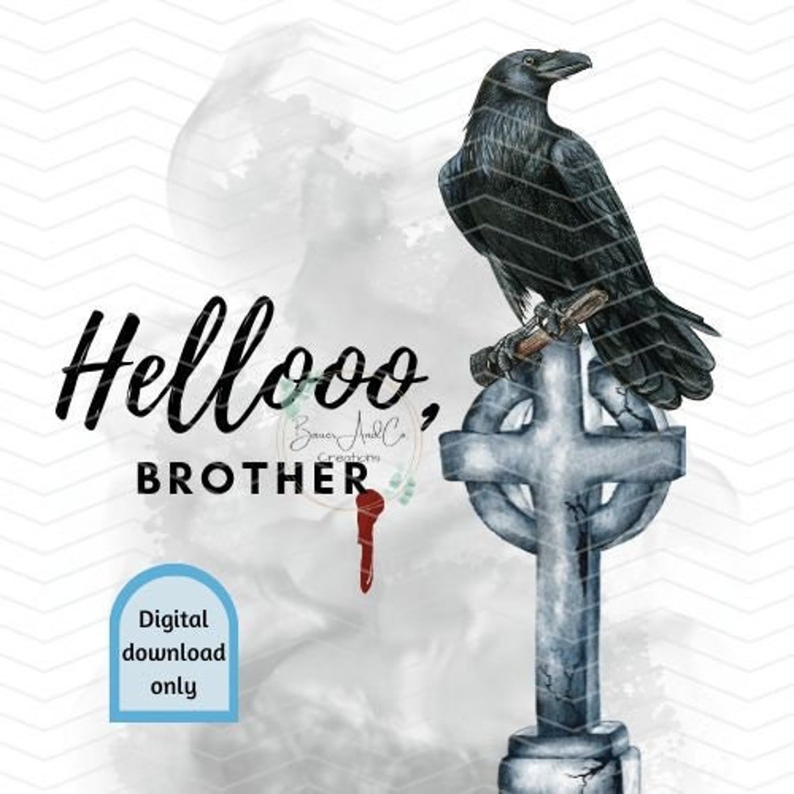 Vampire Diaries PNG Hello Brother Vampire Diaries Digital Download File ...