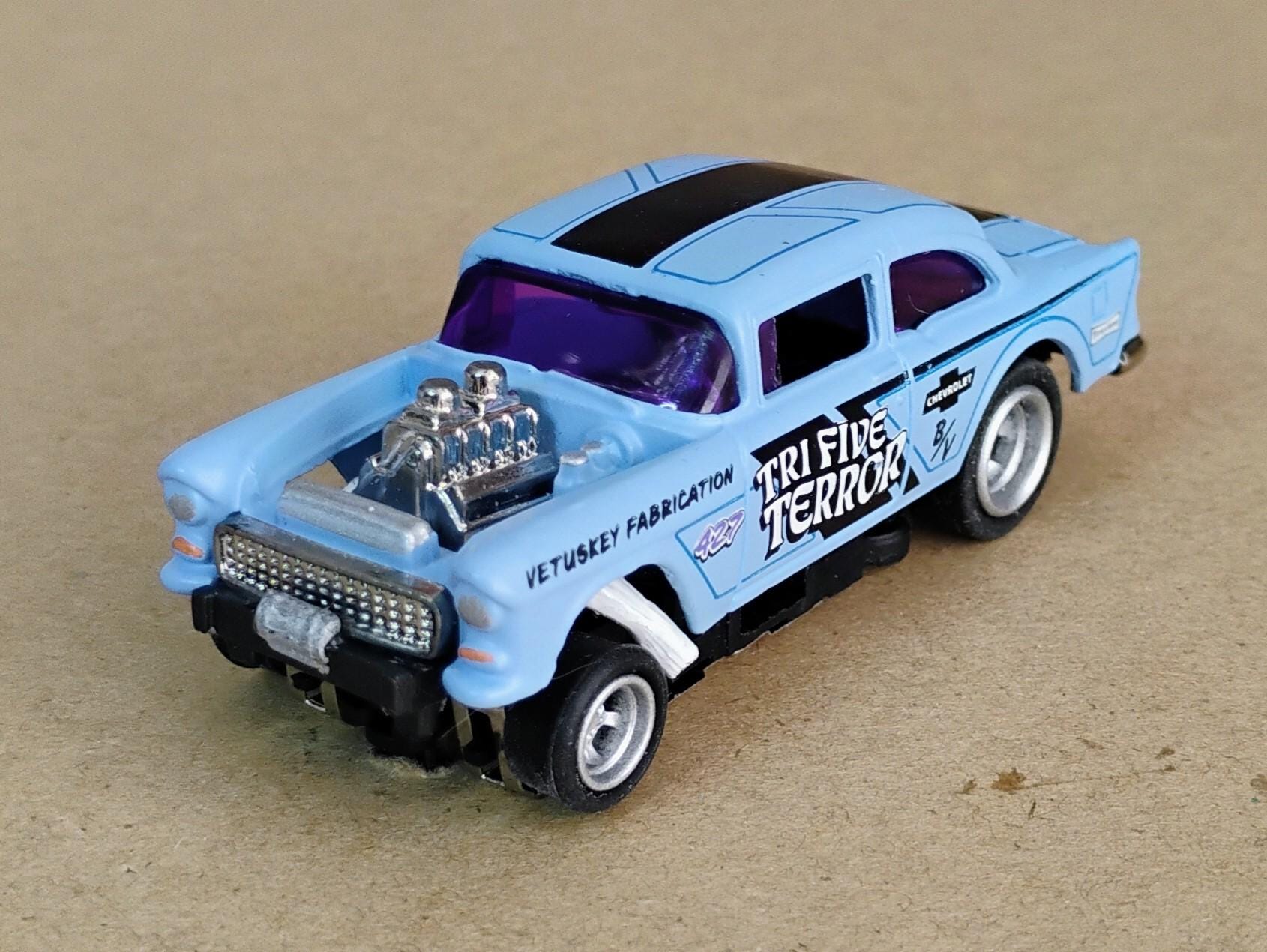 HO Scale Slot Car 55 Gasser Custom Hot Wheels Conversion Tri Five ...