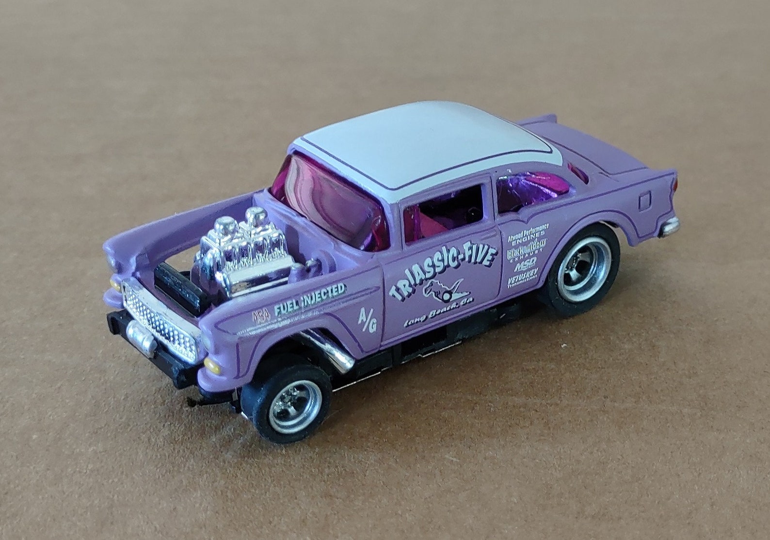 HO Scale Slot Car 55 Gasser Custom Hot Wheels Conversion Triassic Five ...