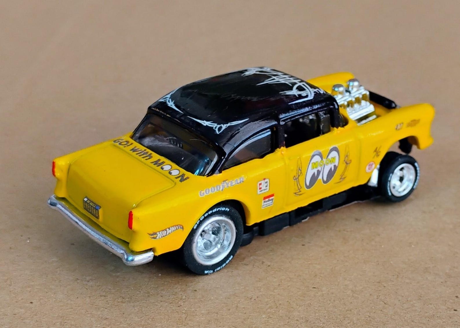 HO Scale Slot Car 55 Gasser Custom Hot Wheels Conversion Mooneyes - Etsy