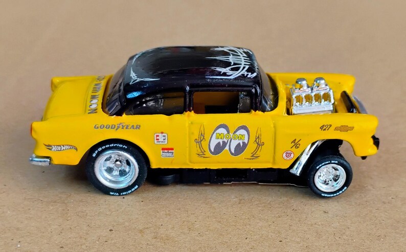 HO Scale Slot Car 55 Gasser Custom Hot Wheels Conversion Mooneyes - Etsy