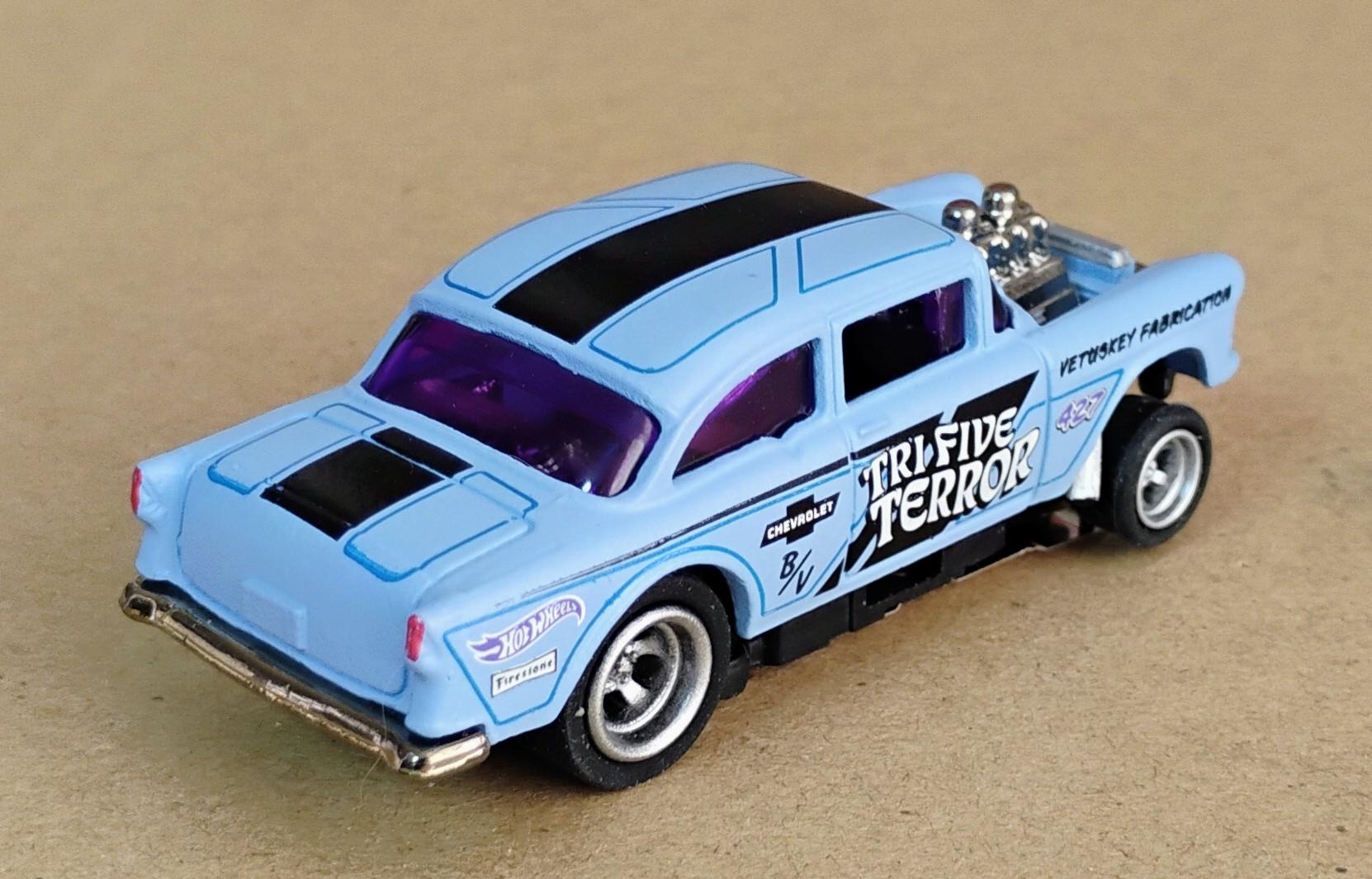 HO Scale Slot Car 55 Gasser Custom Hot Wheels Conversion Tri Five ...