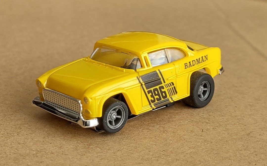 Slot Car, HO 1/64 Scale, New 1955 Chevy Dash Body With New Auto World X ...