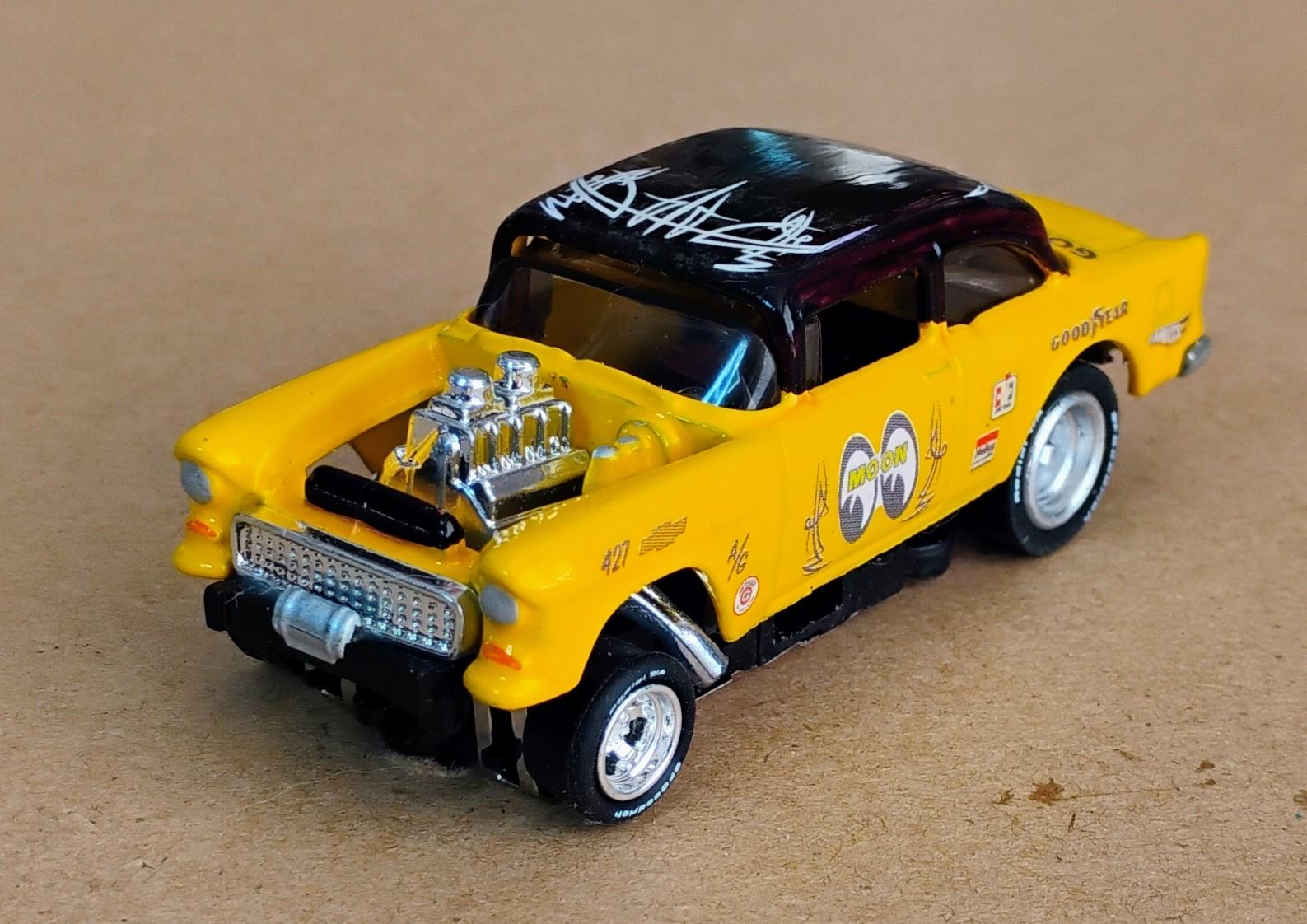 HO Scale Slot Car 55 Gasser Custom Hot Wheels Conversion Mooneyes - Etsy