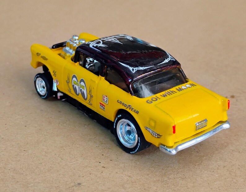 HO Scale Slot Car 55 Gasser Custom Hot Wheels Conversion Mooneyes - Etsy