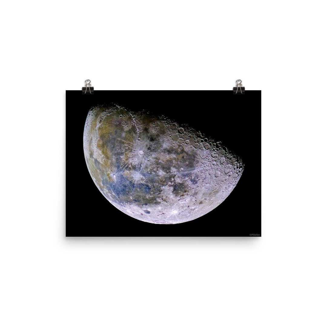 Mineral Moon Poster - Etsy