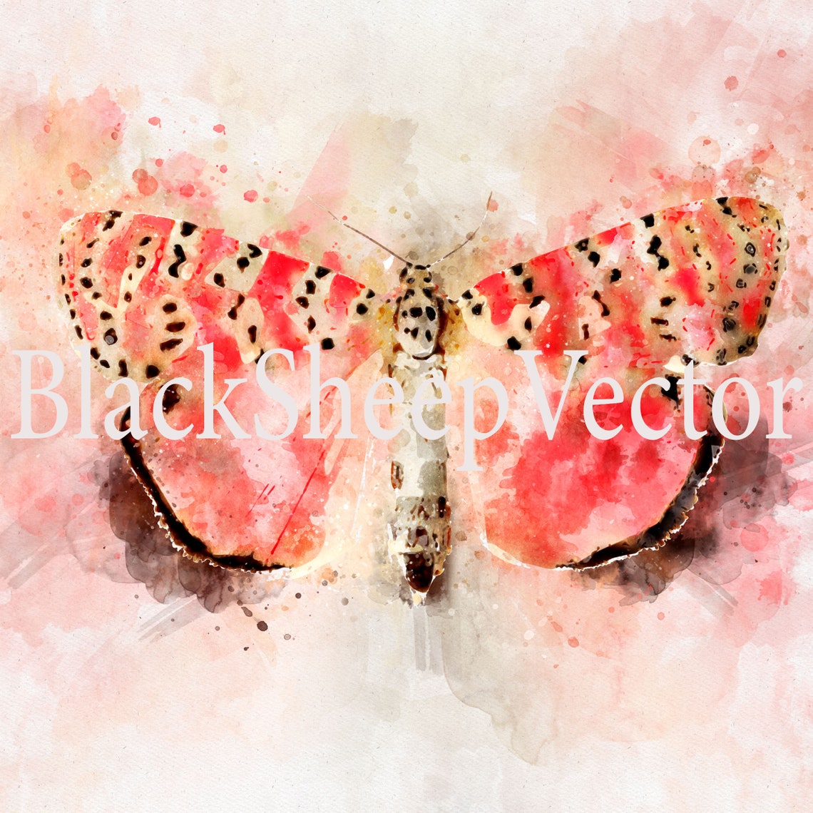 Butterfly Digital Watercolor, Clipart for Print Free Commercial Use ...