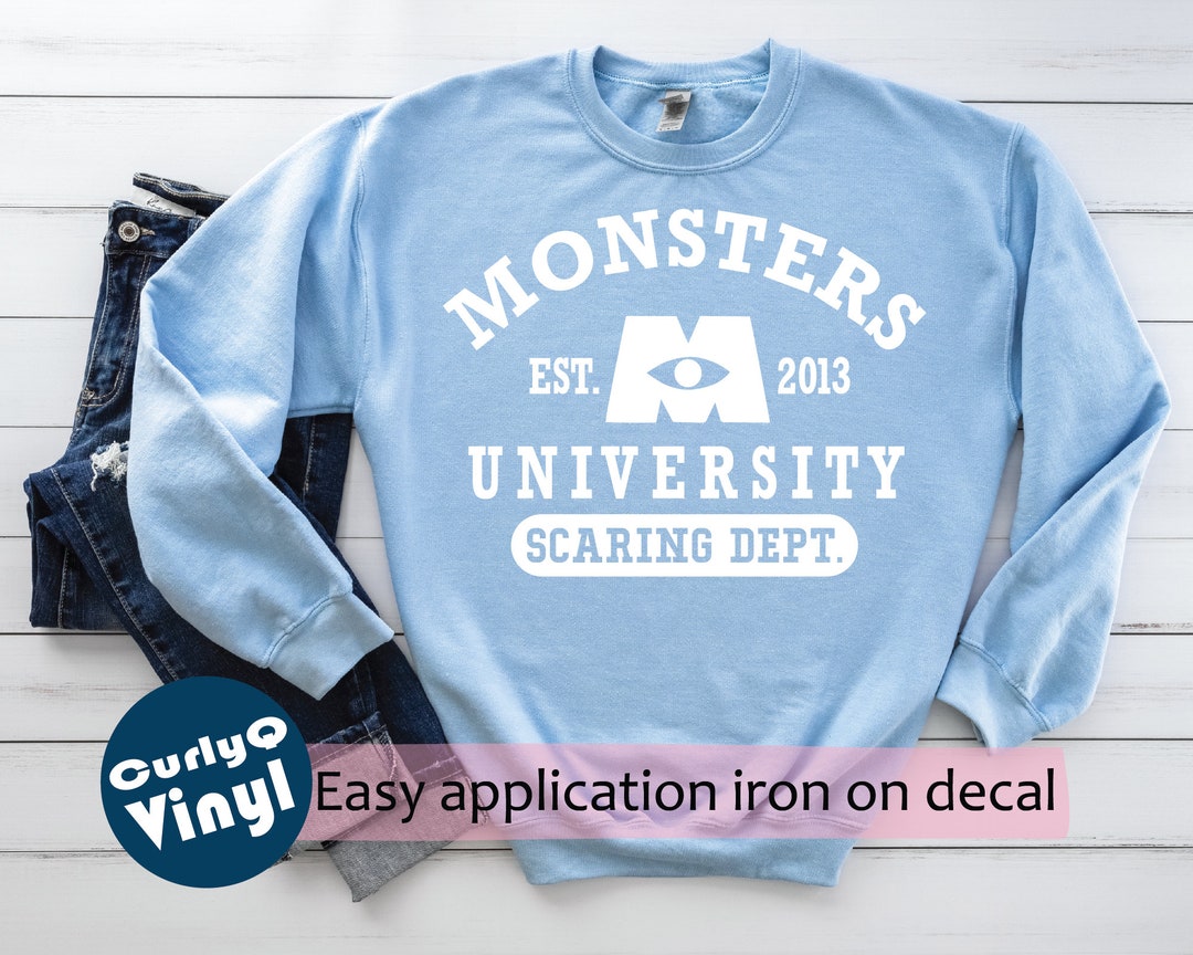 Monsters Iron On, Heat Transfer, Sully, Mike, Disney, Disneyland ...