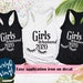 Girls Weekend 2020, Iron on Decal, Heat Transfer, Girls Trip, Eyelashes ...