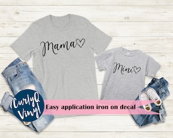 Mama and Mini Decals - Etsy