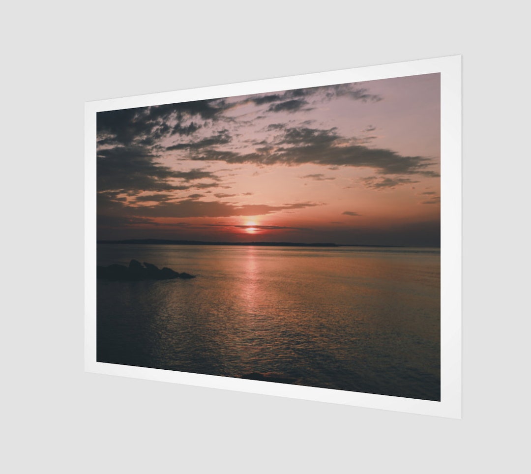 Halifax Nova Scotia Sunrise Over the Ocean Herring Cove Gallery Wall ...