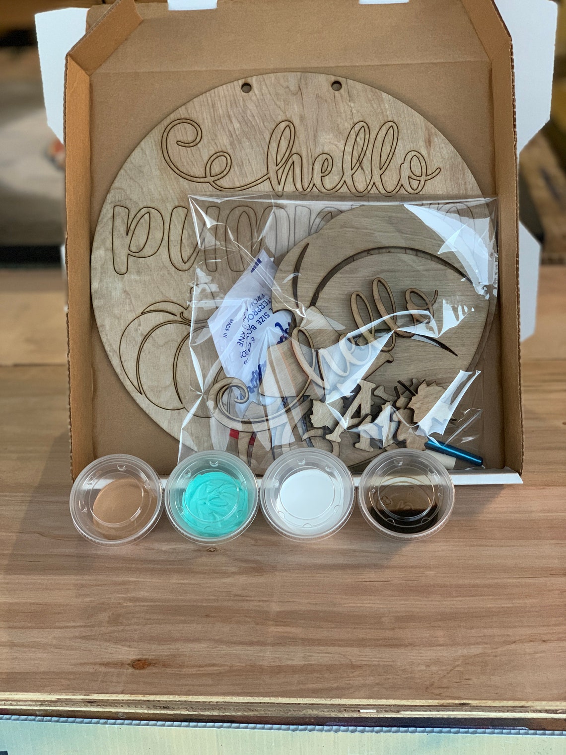 3D Hello Fall DIY Kit Fall DIY Girl's Night In Fall - Etsy