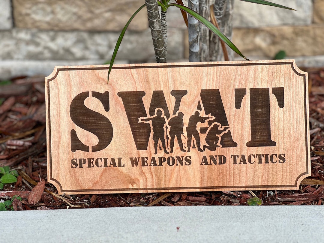 Wooden SWAT Sign - Etsy