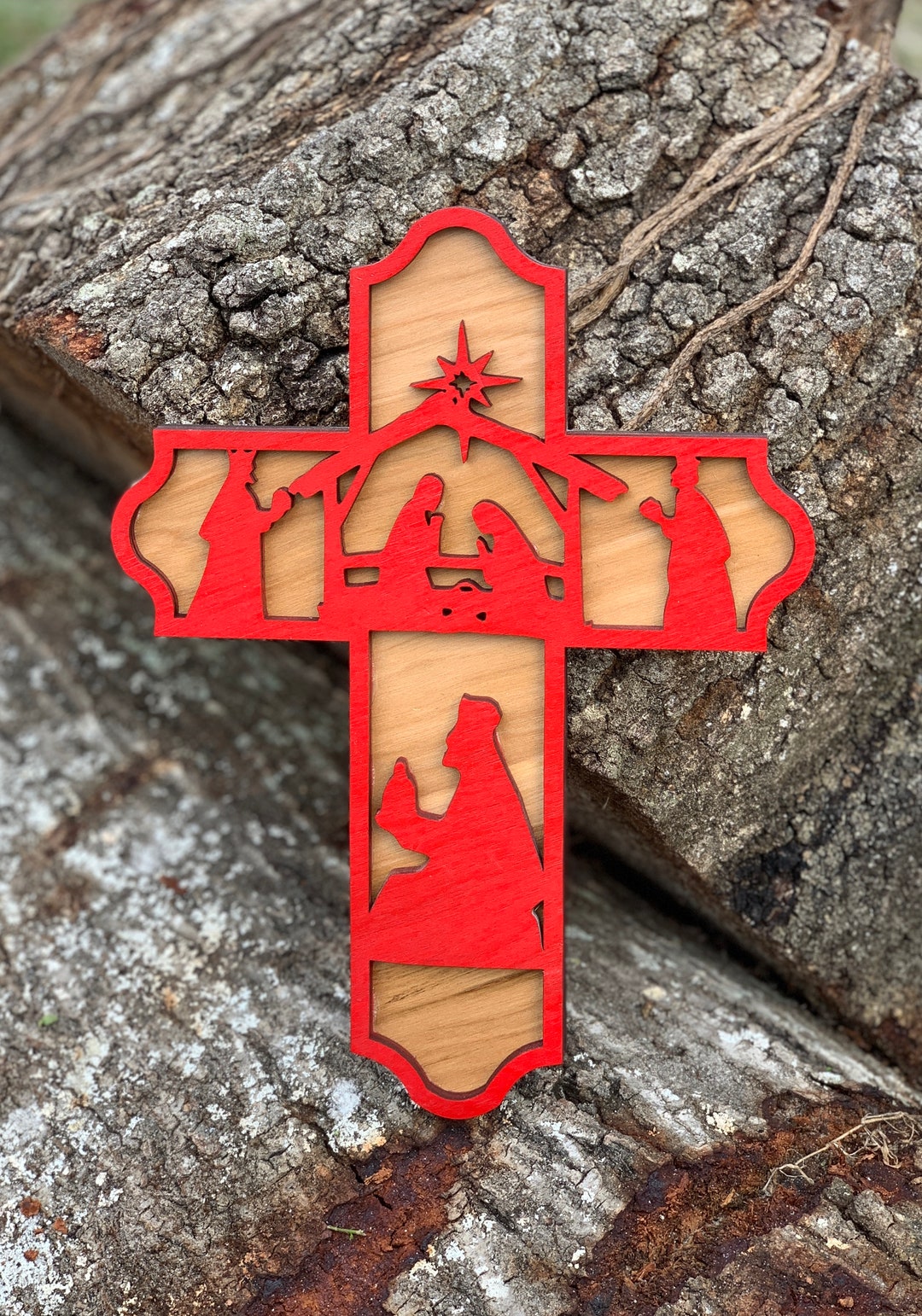Nativity Scene Cross Nativity Scene, Christ, Faith, Christmas, Christ ...