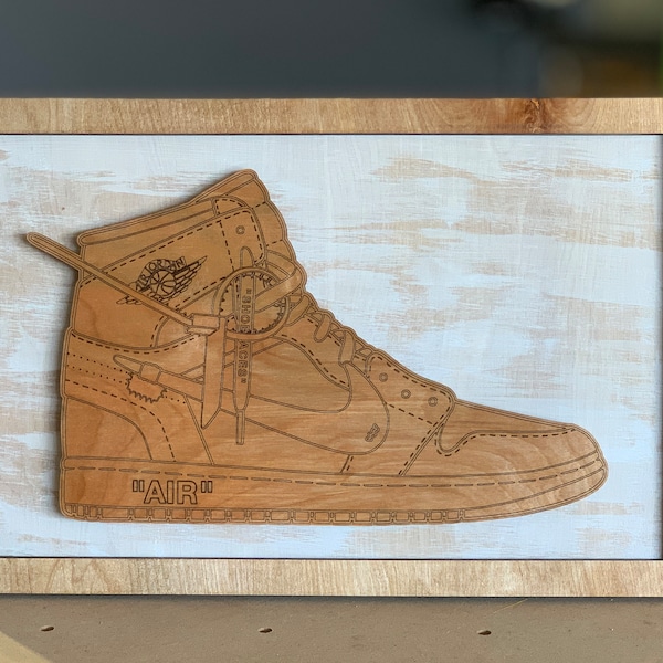 Air Jordan Wood Art - Etsy