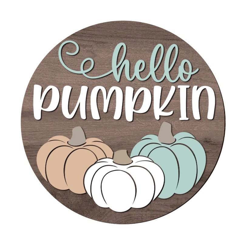 3D Hello Fall DIY Kit Fall DIY Girl's Night In Fall - Etsy