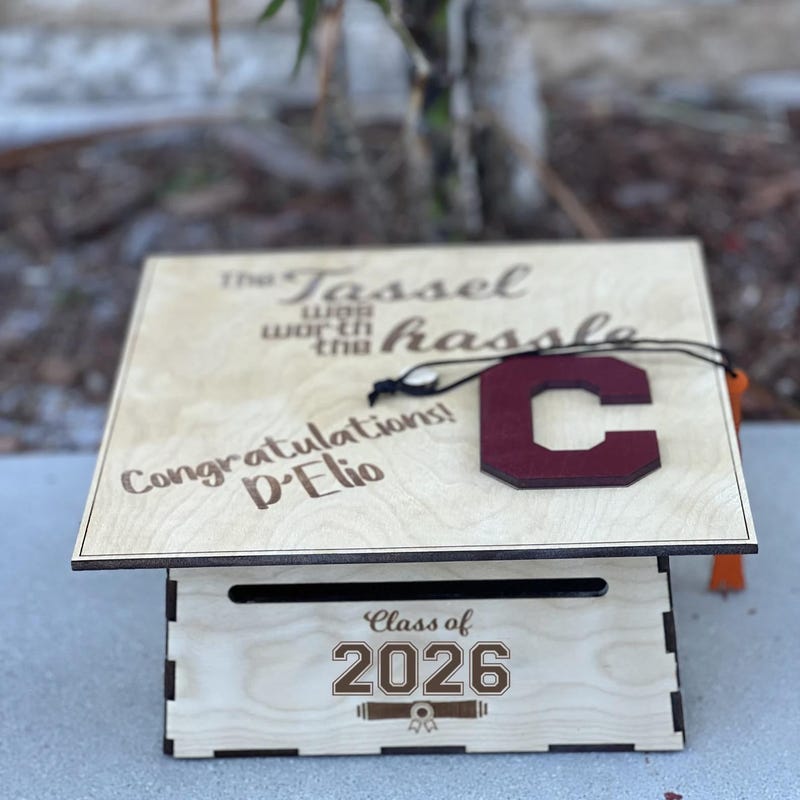 Graduation Card Box - Etsy