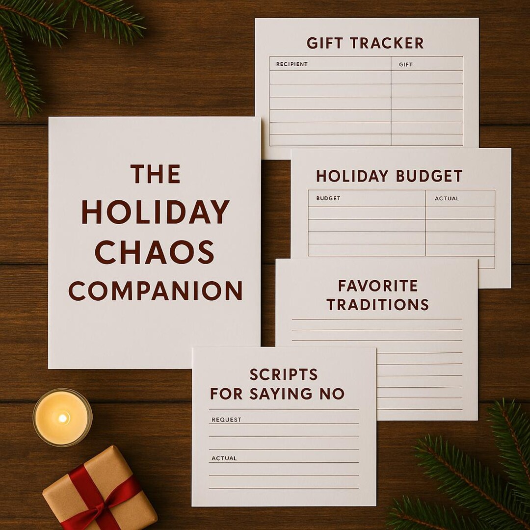 Holiday Chaos Companion — Checklist Bundle - Etsy