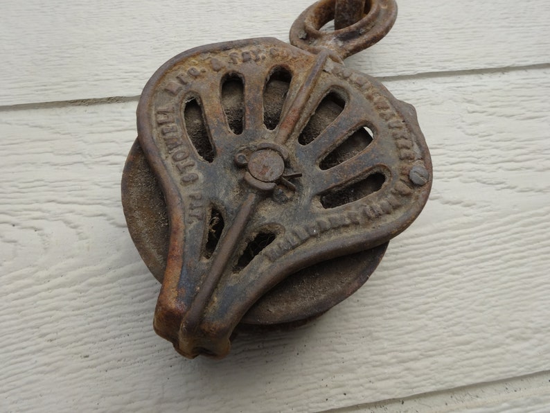 Rustic/primitive/antique Iron Hay Trolley With Attached Hook - Etsy